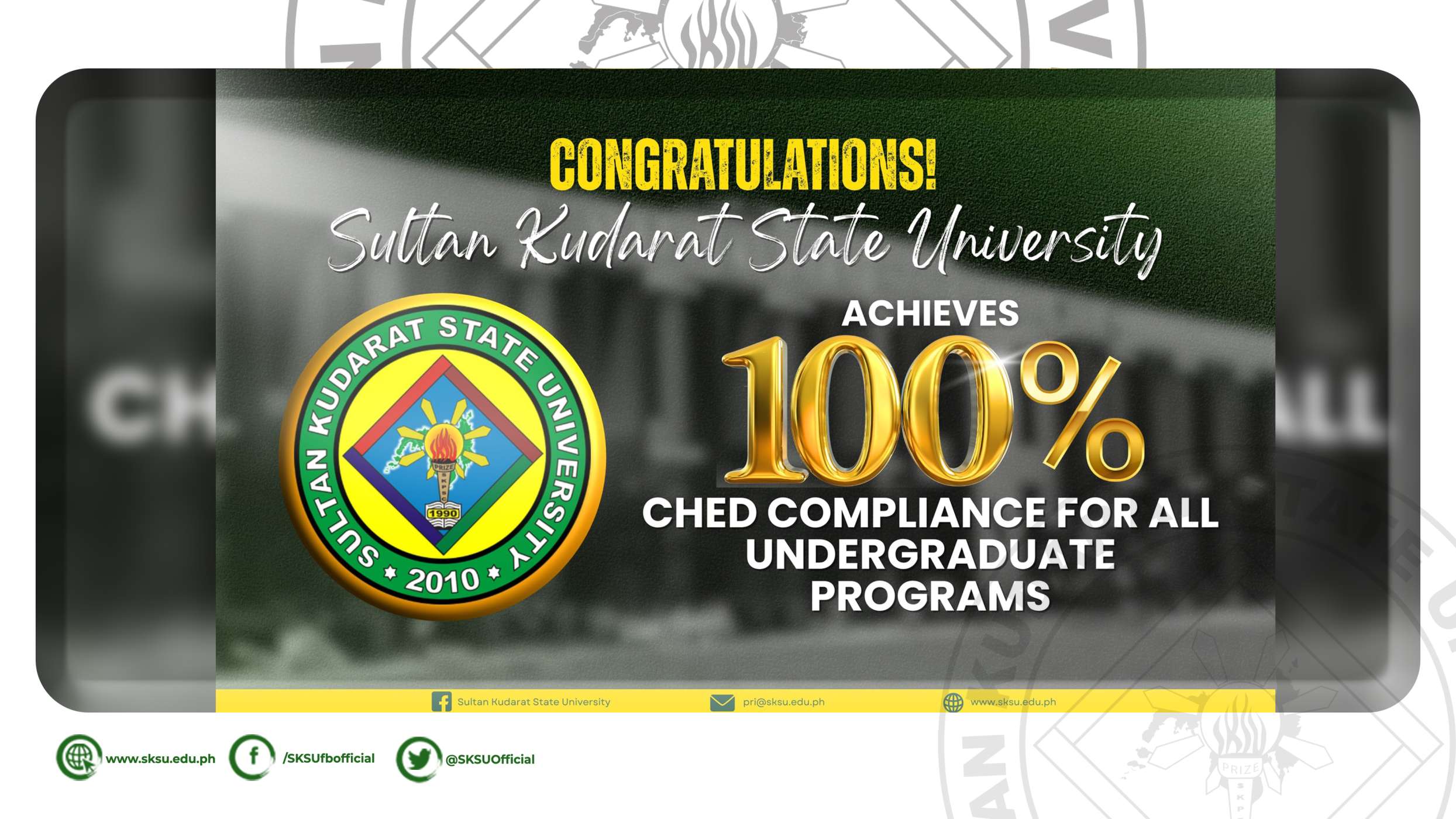 Sultan Kudarat State University – EJC Montilla, 9800, Province of ...