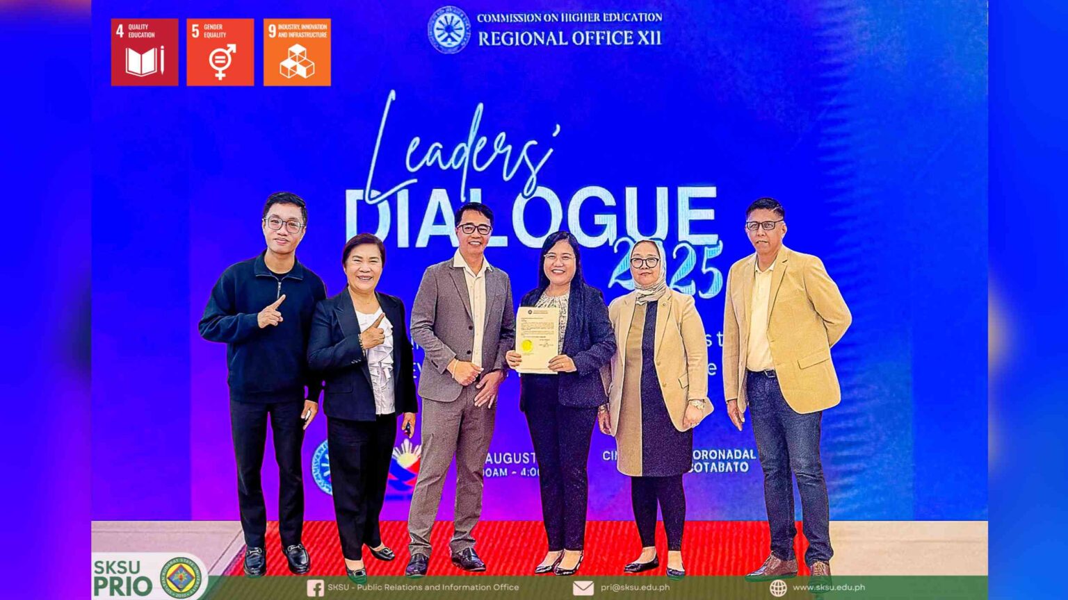 SKSU Engages in CHED Region 12 Leaders' Dialogue to Advance Quality ...